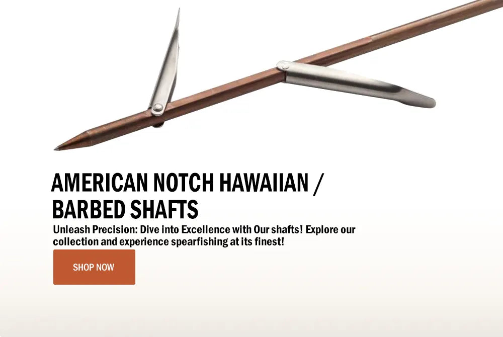 American Notch Hawaiian / Barbed Shafts – Spearfishing World